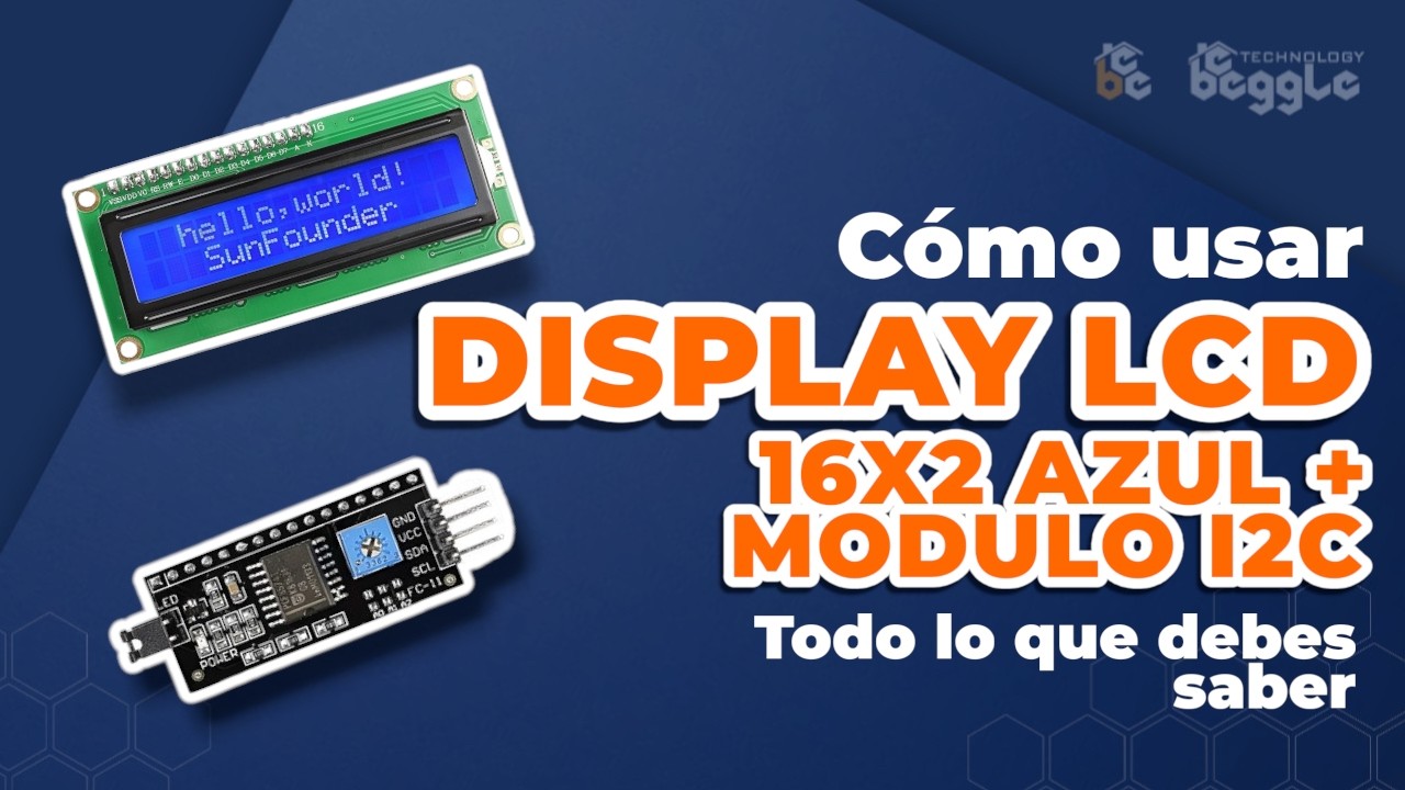 How to USE the 2x16 CHARACTER LCD SCREEN + I2C Adapter with the WEMOS D1 and ARDUINO