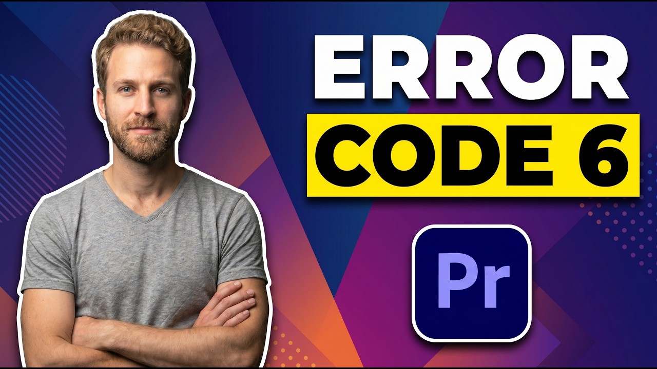 Premiere Pro Error Code 6 [Easy Fix Guide]