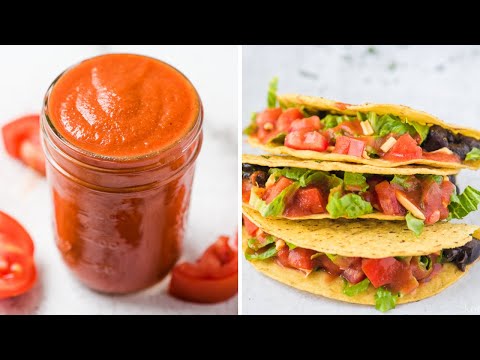 The BEST Taco Sauce Recipe - Homemade with simple ingredients!