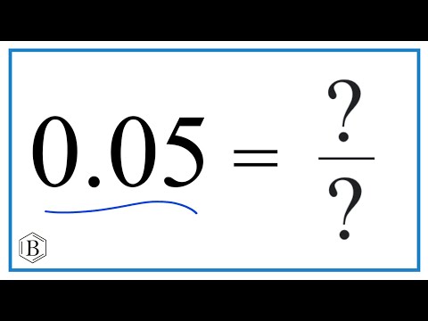 0.05 as a Fraction (simplest form)