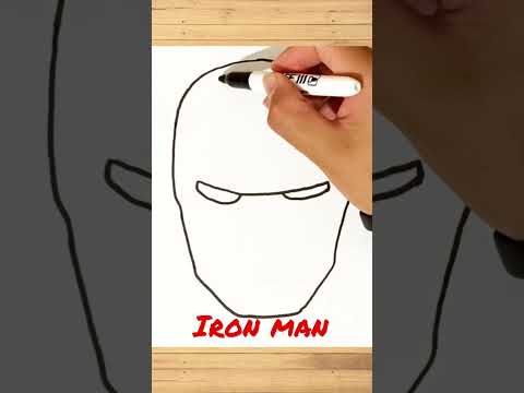 How to draw Iron Man.
