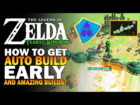 How To Get AUTOBUILD EARLY & Amazing Zonai Builds In Zelda Tears Of The Kingdom