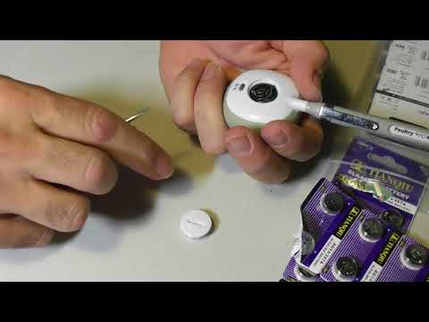 REPLACE LR44 BATTERY IN DIGITAL THERMOMETER