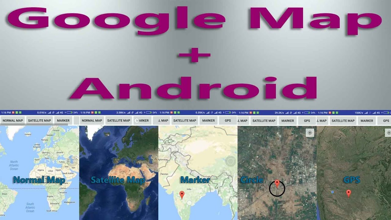 Android Google Map API Project