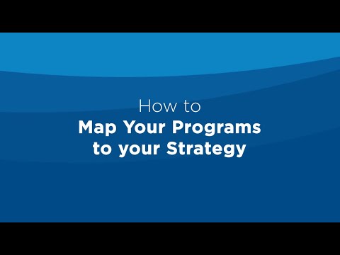 Tool for nonprofits: How to map your programs to your strategy