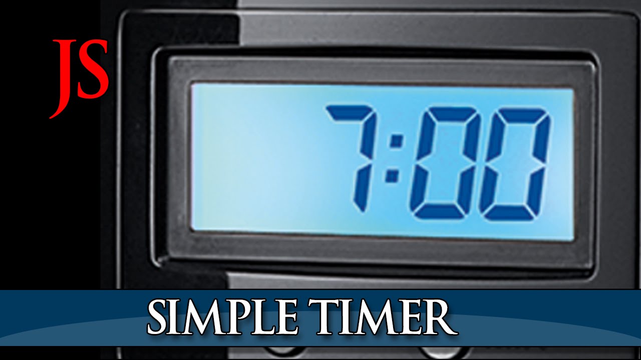 JAVASCRIPT Simple timer function