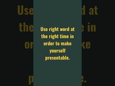 Right Word at the Right Time