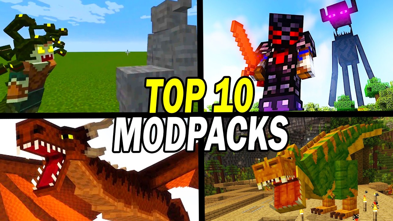 Top 10 BEST Minecraft Exploration Modpacks