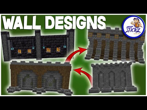 BETTER WALLS for your survival world!!! :: Minecraft Tutorial :: How To Build Walls in Minecraft