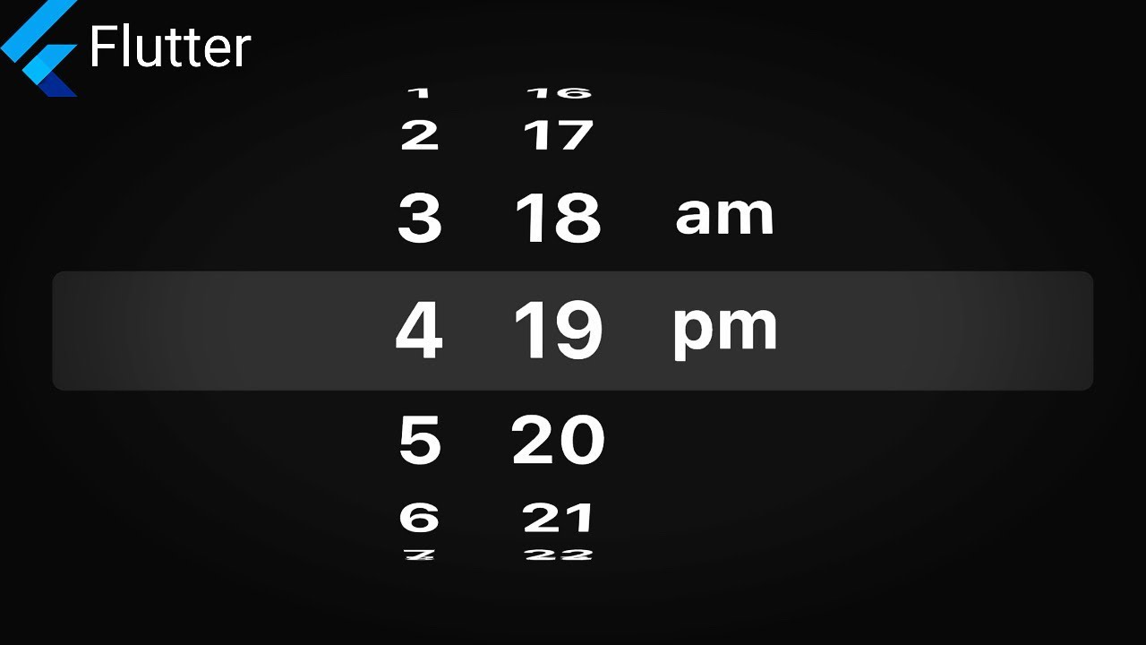📱⌚️MODERN WHEEL SCROLL • Flutter Tutorial
