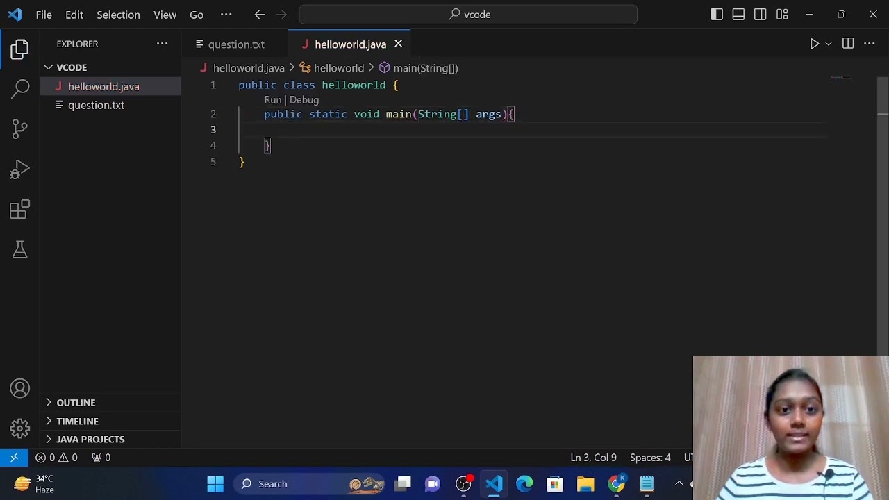 HackerRank | Day-1 Question-1 | 100 Days Of Coding In Java | V-CODE | CSI | VIT-AP