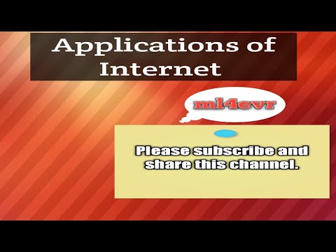 Feature or Application of Internet