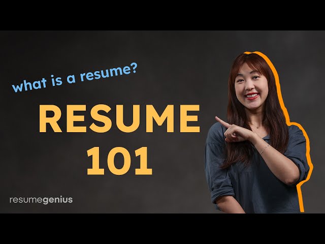 Parts of a Resume: 5 Main Resume Components