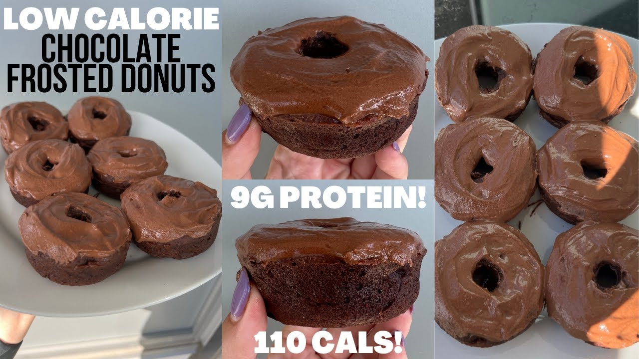 BEST Chocolate Protein Donut Recipe | 110 Calories Each!