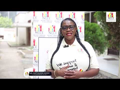 PEACE MESSAGE FROM THE CHAIRPERSON,OF NCCE, MS. KATHLEEN ADDY