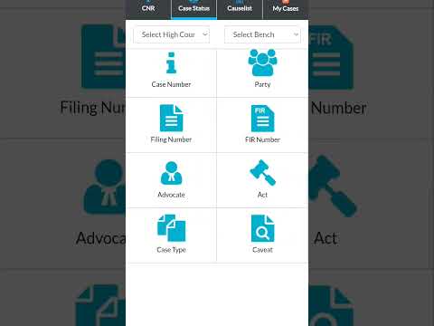 Case status District court and High court by e court App