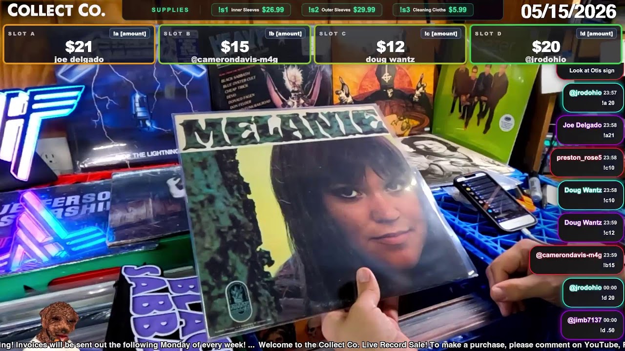 LIVE Vinyl Record Sale (Friday, 05/15/2026)