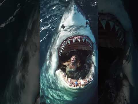 Beauty and the Beast of the Deep #shark #sharkattack