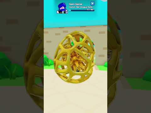 OMG! 🥳 i Got MY First Shiny Mythic Pet in Bubble Gum Simulator INFINITY! #shorts
