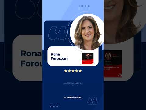 After getting fed up with other brokers, we decided to work with Rona Forouzan. She was recommended.