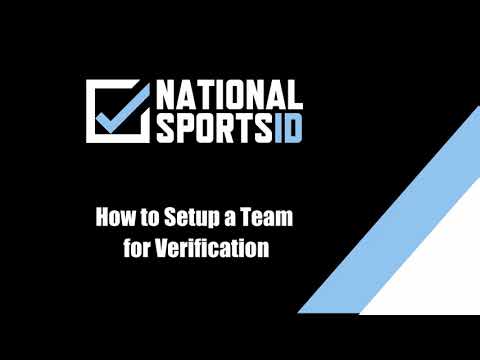 How Team Gets Verified Edited for Registration