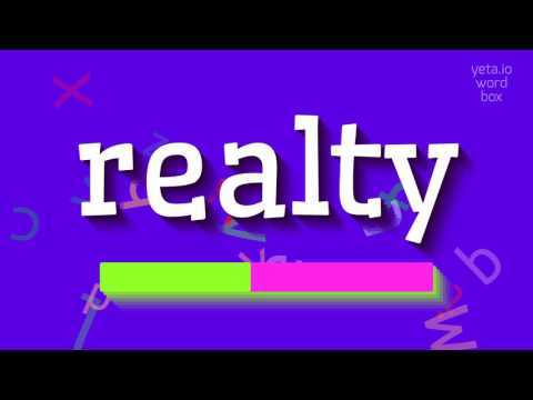 How to say "realty"! (High Quality Voices)