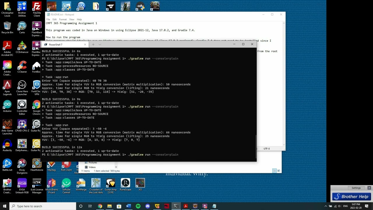 CMPT 365 Programming Assignment 1