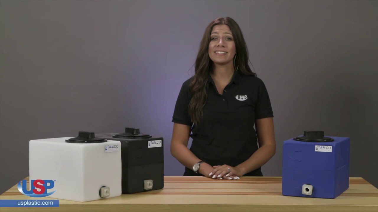 Tamco® Rectangular Utility Tanks | U.S. Plastic Corporation®