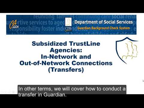 In Network and Out of Network Connections for TrustLine Subsidized Agency