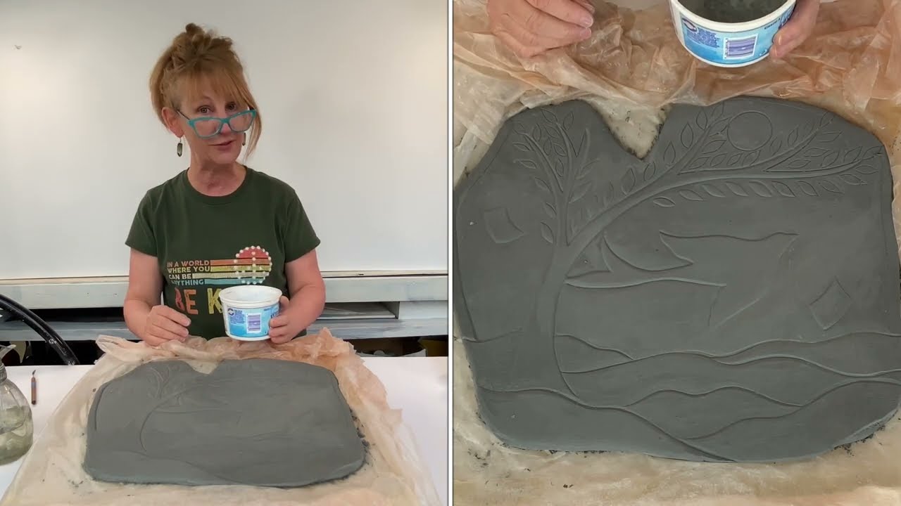 Carving a Clay Slab, Tips & Time Lapse