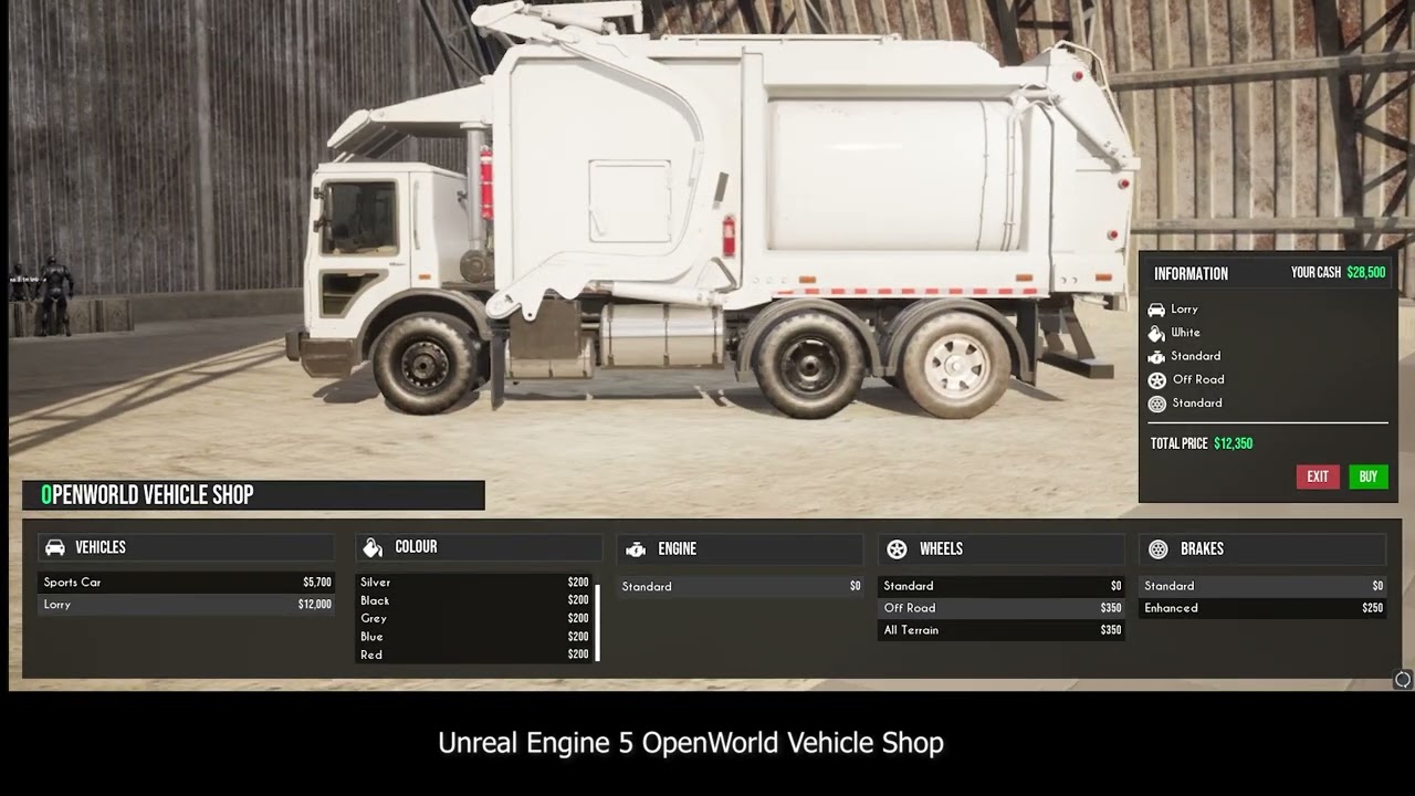 UE5 Vehicle Shop | Multiplayer | Blueprints - Now available on the marketplace