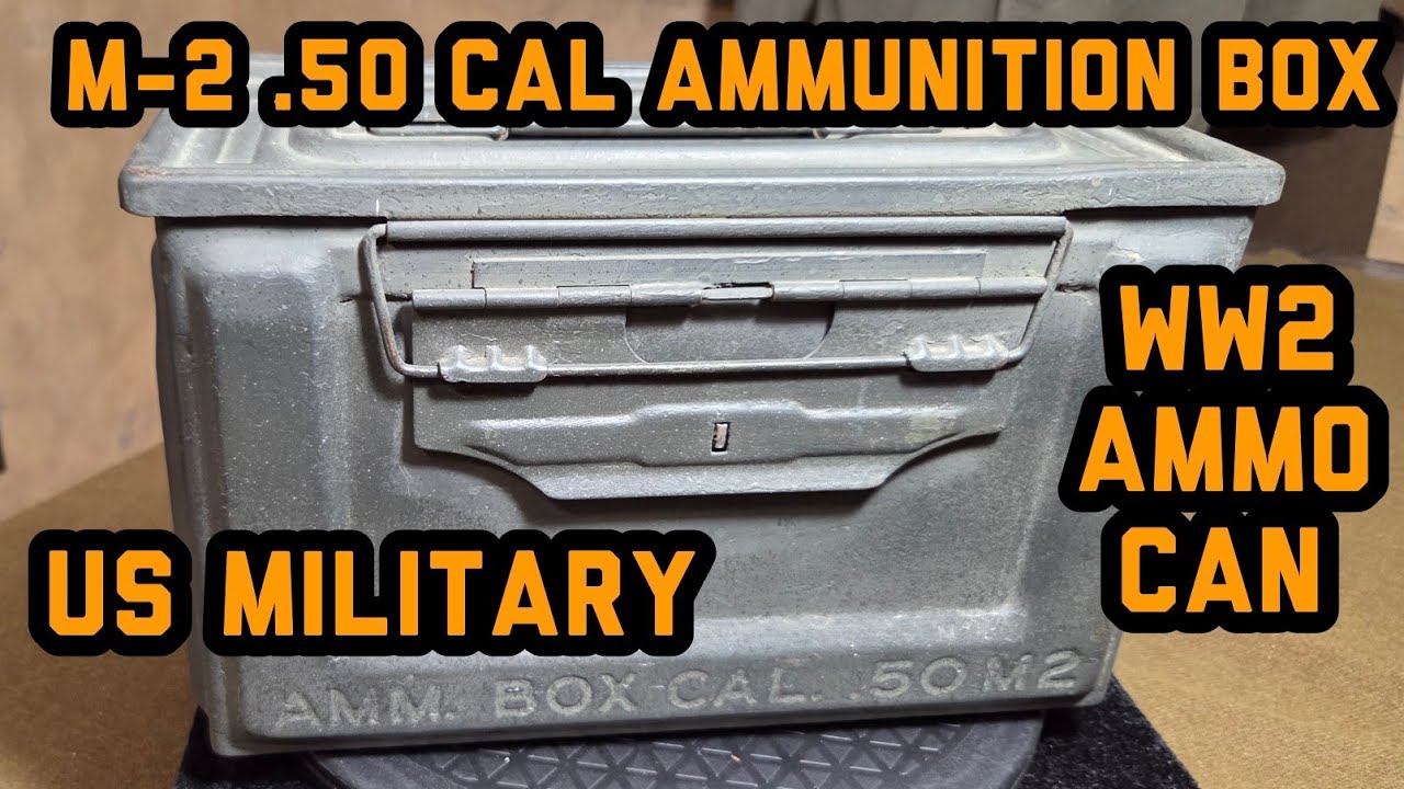M-2 US MILITARY 50cal Ammo Can