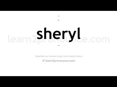 How to pronounce Sheryl | English pronunciation