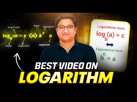 LOGARITHM in 100 Minutesπ± | Complete One Shot With PYQ'sβ‘οΈ| JEE Main & Advanced