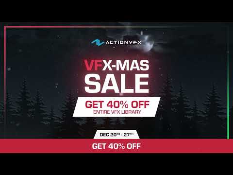 VFX-mas Sale: 40% Off, FREE Packs Everyday, & 50% More Credits On Annual Plans