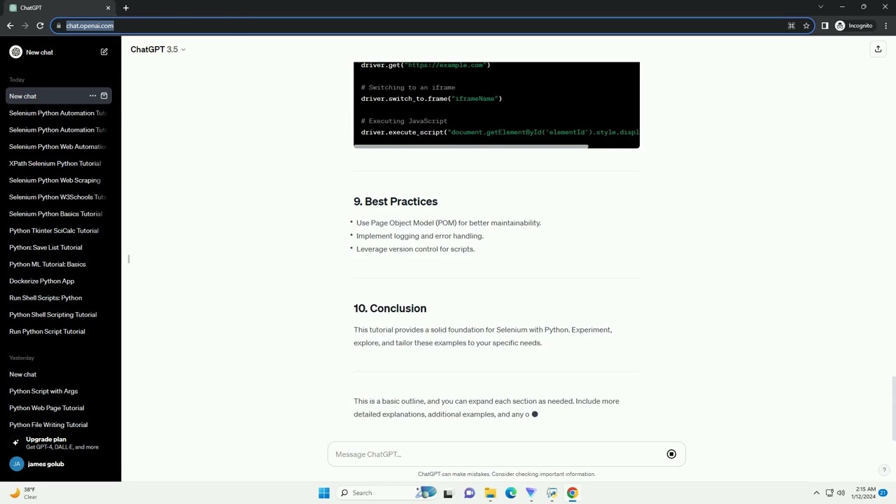 selenium with python tutorial pdf