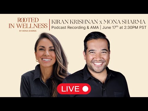 Kiran Krishnan x Mona Sharma | LIVE Podcast Recording & AMA