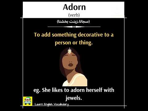 Adorn | Learn English Vocabulary