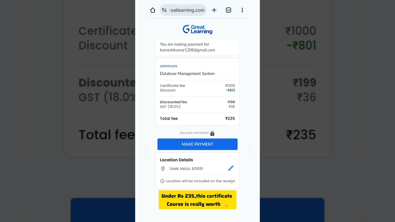 How to download certificate on Great Learning | Great Learning courses #TSD #onlinecourses #learning