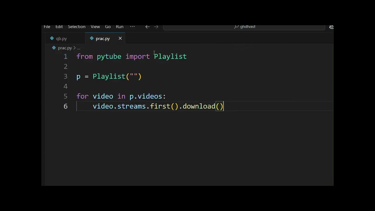 How to Download an Entire YouTube Playlist Using PyTube