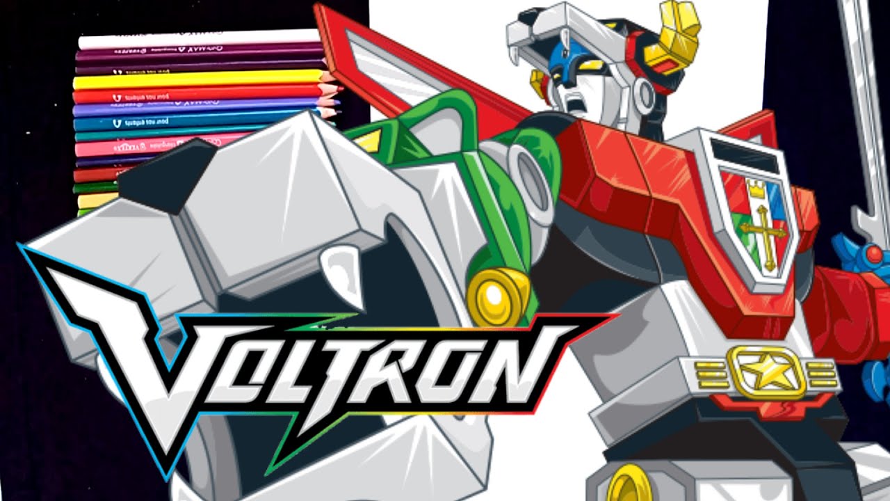 How to draw and Color # 100 Voltron / Comment dessiner Voltron : Le Défenseur légendaire # 100
