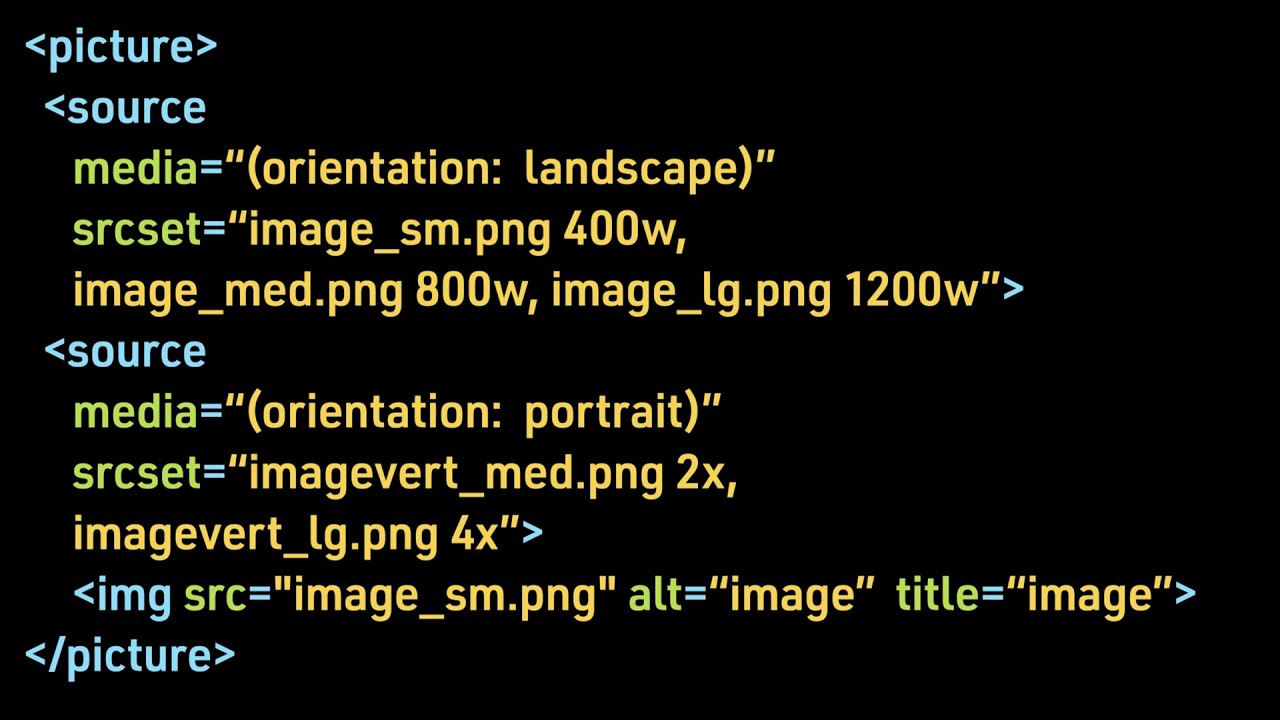 Coding for Beginners: The Source Srcset Attribute
