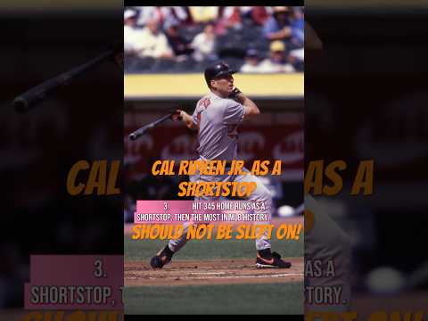 Don’t Sleep On Cal Ripken Jr’s Career As A SHORTSTOP! #sports #shorts #shortstop #mlb #orioles
