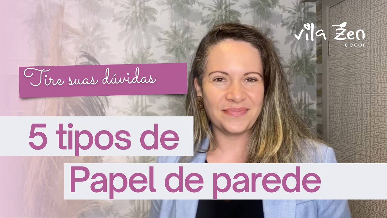 Conheça os 5 principais tipos de papel de parede pra escolher sua decoração!