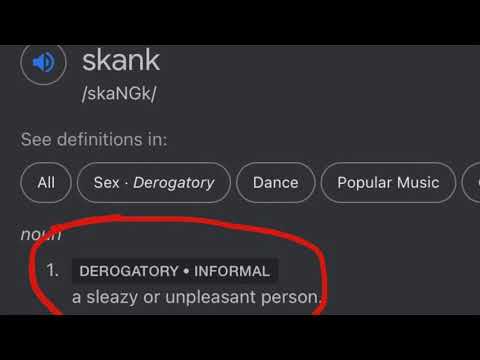 This is what I mean by skank