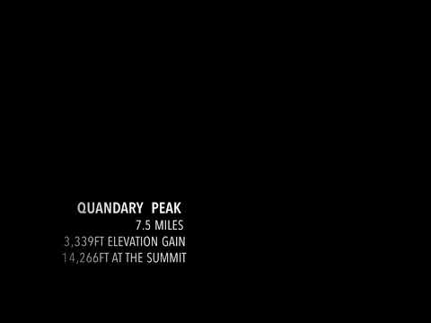 Quandary Peak 14,266 ft elevation