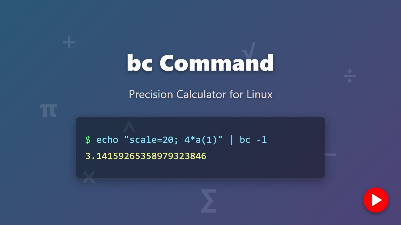bc Command: The Ultimate Linux Calculator Tutorial for Beginners