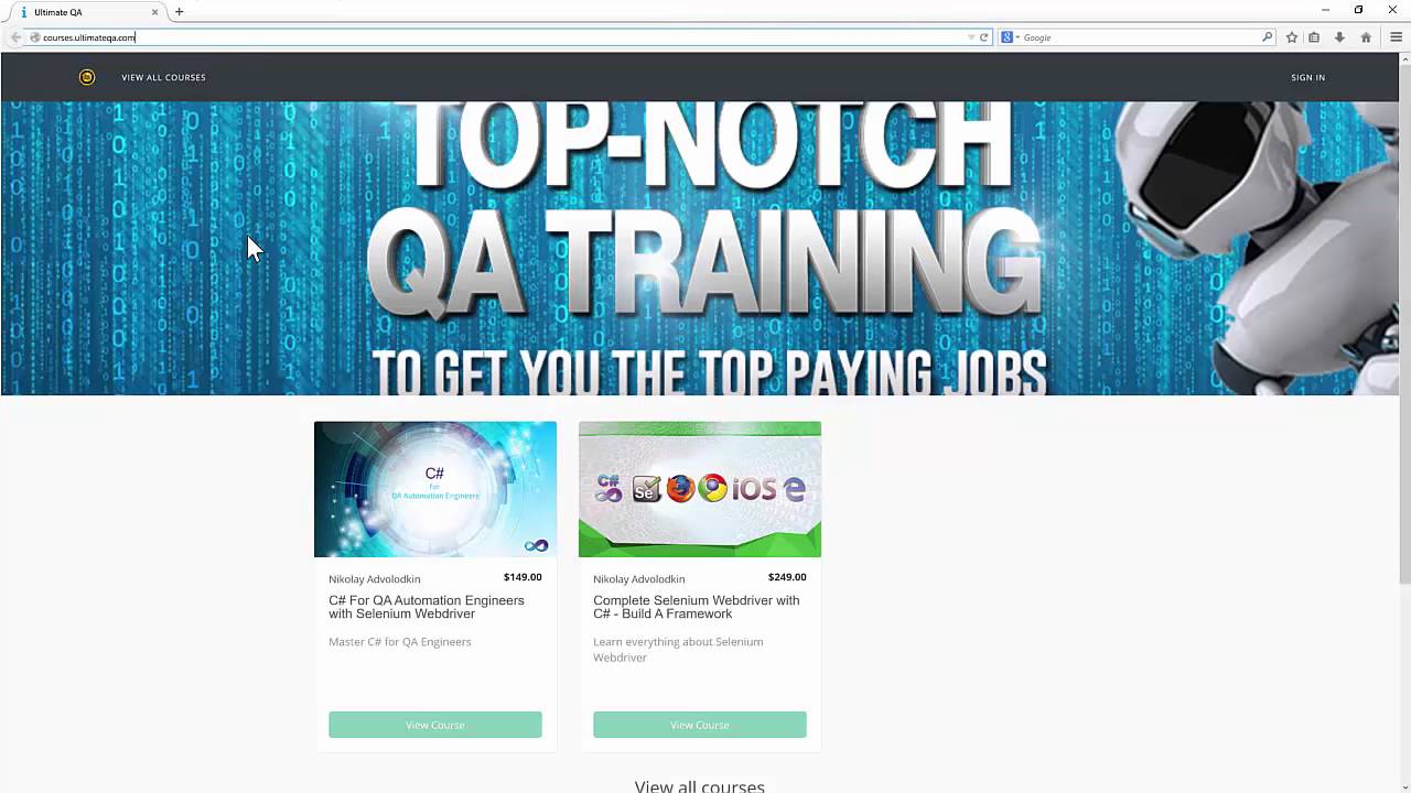 6 debugging a problem and running our first test