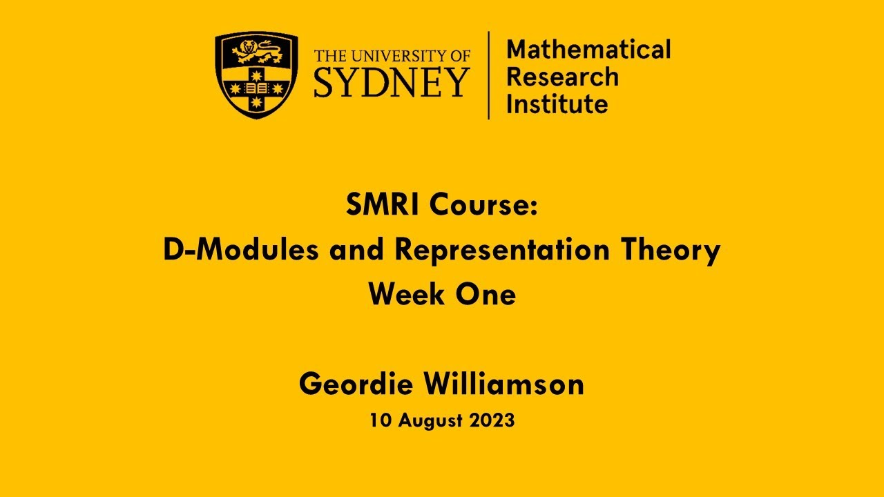 D-Modules Course: Introduction