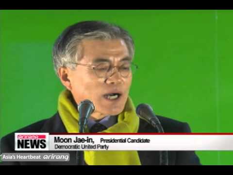 Moon & Ahn Head to Busan, as Park Geun-hye Campaigns in Seoul [Arirang NEWS]
